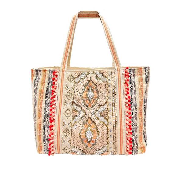 LA CHIC DESIGNS | Bags | New La Chic Designs Geo Pattern And Beaded ...
